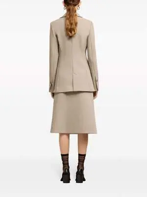 Ami Tailored Virgin Wool Blazer - Neutrals