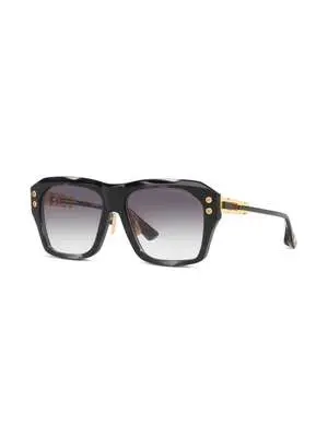 Dita Square Frame Sunglasses - Black