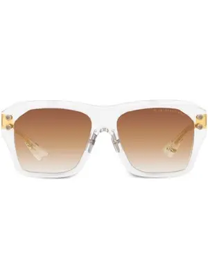 Dita Square Frame Sunglasses - Neutrals