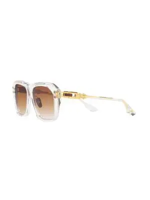 Dita Square Frame Sunglasses - Neutrals