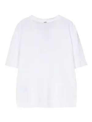 Herno Fine-knit Short-sleeved Jumper - White
