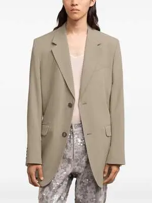 Ami Single-breasted Virgin Wool Coat