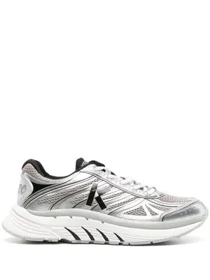 Kenzo Pace Metallic Mesh Sneakers - Grey
