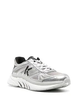 Kenzo Pace Metallic Mesh Sneakers - Grey