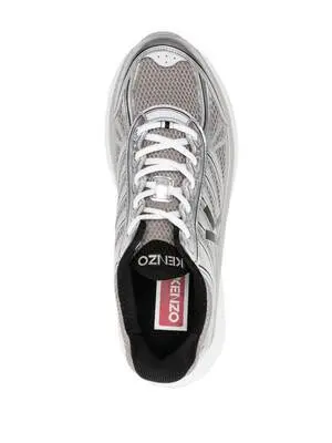 Kenzo Pace Metallic Mesh Sneakers - Grey