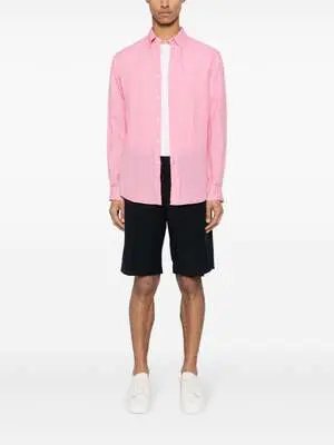 Polo Ralph Lauren Polo Pony-embroidered Linen Shirt - Pink