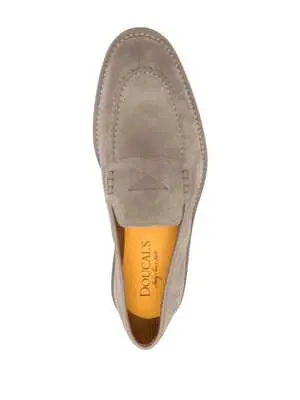 DOUCAL'S Almond Suede Loafers
