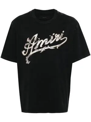 Amiri Logo-printed Cotton T-shirt