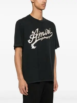 Amiri Logo-printed Cotton T-shirt