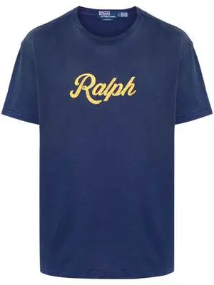 Polo Ralph Lauren Logo-printed Cotton T-shirt - Blue
