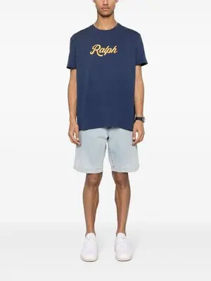 Polo Ralph Lauren Logo-printed Cotton T-shirt - Blue