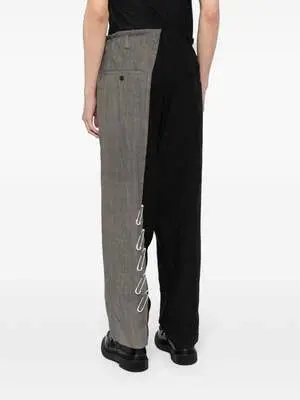 Yohji Yamamoto Two-tone Linen Trousers