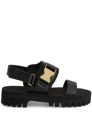 GIUSEPPE ZANOTTI Shyan Buckled Sandals - Black