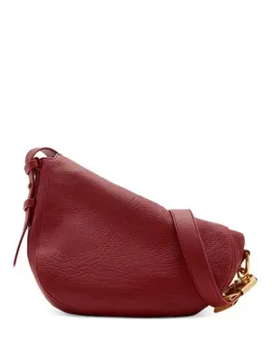 Burberry Knight Leather Shoulder Bag - Red
