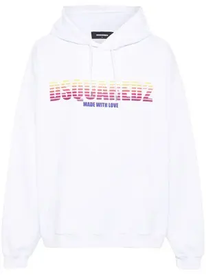 Dsquared2 Textured Sweatshirts Hoodies For Men