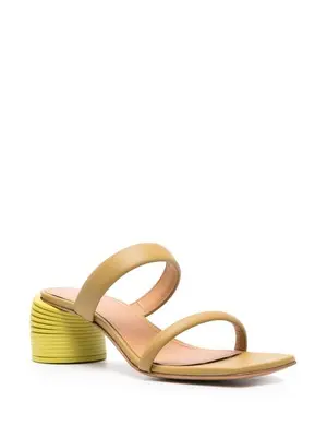Off-White 55mm Spring Sandals - Green