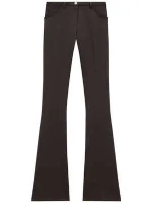 COURREGES Relaxed Bootcut Trousers - Brown