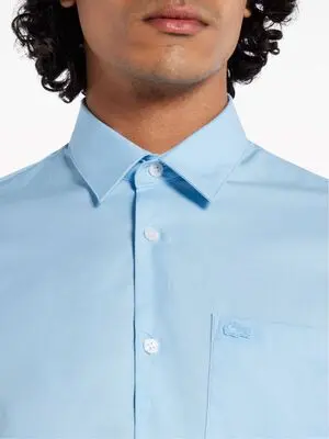 Lacoste Logo-embroidered Cotton Shirt