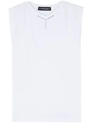 Y/project Logo-appliqué Tank Top