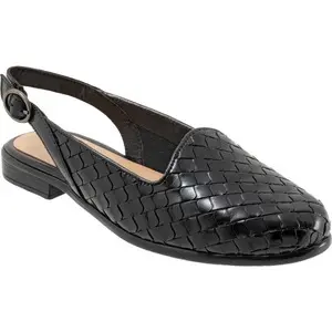 Trotters Lea Slingback Flat - Black