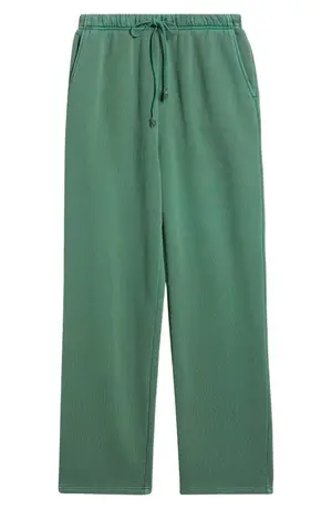 ELWOOD Core Organic Cotton Straight Leg Sweatpants - Vintage Forest