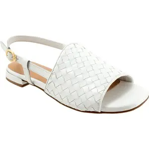 Trotters Nola Slingback Sandal - White