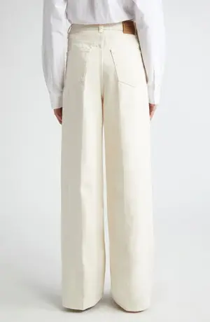 TOTEME Wide Leg Denim Pants