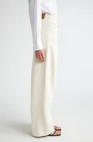 TOTEME Wide Leg Denim Pants