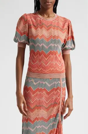 Ulla Johnson Priscilla Chevron Knit Top