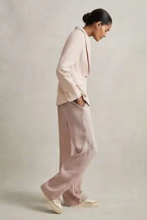 REISS Farrah Single-breasted Blazer With Tencel™ Fibers