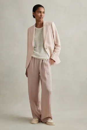REISS Farrah Single-breasted Blazer With Tencel™ Fibers