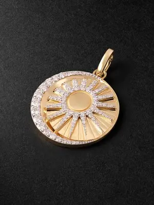 FOUNDRAE Balance 18-karat Diamond Pendant - Gold