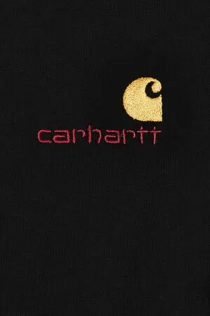 Carhartt Work In Progress Short Sleeve American Script T-shirt - Black