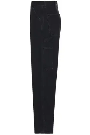 Carhartt Work In Progress Single Knee Jeans - Black Stone Washed