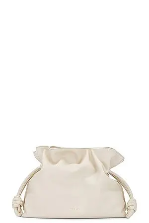 Loewe Flamenco Clutch In Cream