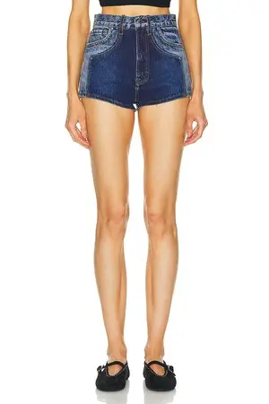 Grlfrnd Zip Up Shorts For Women