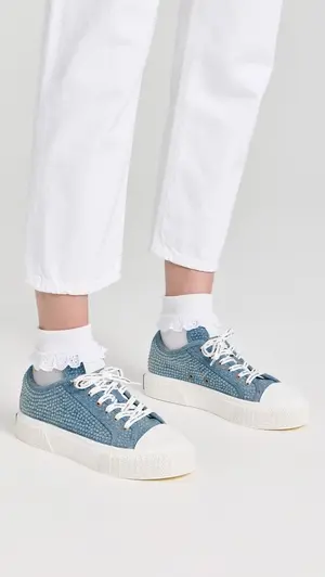 Marc Jacobs Crystal-embellished Sneakers