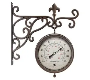 INFINITY Instruments Beauregard I/o Wall Clock/ Thermometer - One-color