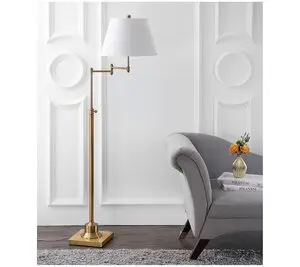 SAFAVIEH Ingram 68.5 Inch H Adjustable Swivel F Loor Lamp - One-color