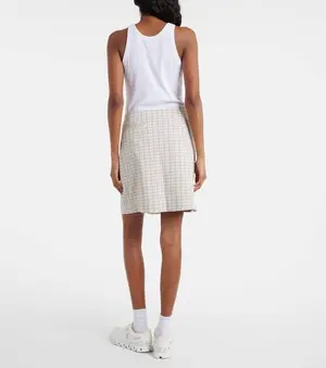 Tory Burch Ruffled Pinstripe Skort