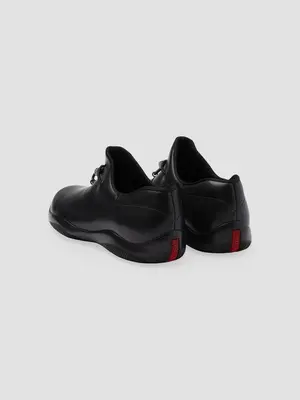 Prada Toblach Leather Sneakers