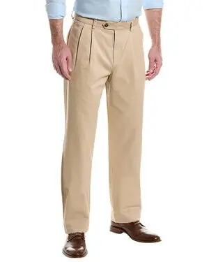 Brooks Brothers Brooks Brothers Pleated Chino - Beige