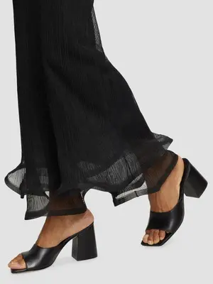 Simkhai Kelso Rib-knit Trumpet Hem Maxi Skirt - Black