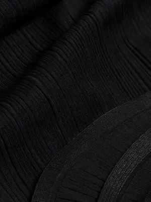 Simkhai Kelso Rib-knit Trumpet Hem Maxi Skirt - Black