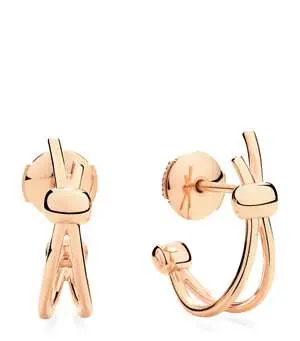 Pomellato Together Hoop Earrings - Rose Gold