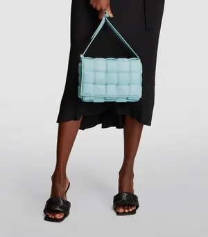 Bottega Veneta Leather Cassette Cross-body Bag - Green