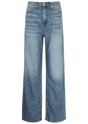 Rag & Bone Logan Wide-leg Jeans - Blue