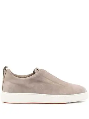 Santoni Slip-On Sneakers - Grey
