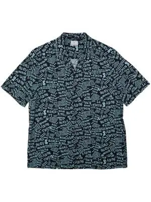 Ksubi Heroism Text-print Tencel Shirt - Black