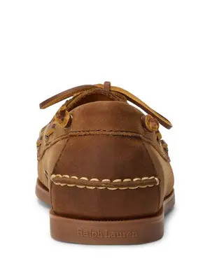 Polo Ralph Lauren Merton Leather Boat Shoes - Brown